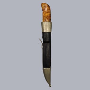 Vintage Orijärvi Puukko Knife Finnish Finland Fiskars Masur Birch ...