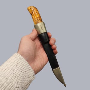 Vintage Orijärvi Puukko Knife Finnish Finland Fiskars Masur Birch ...
