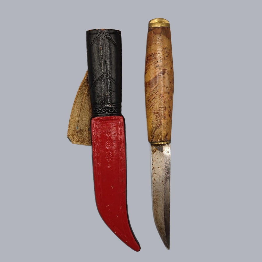 Vintage Tommi Puukko Knife by Master Mauno Tolonen Hyrynsalmi Finland ...