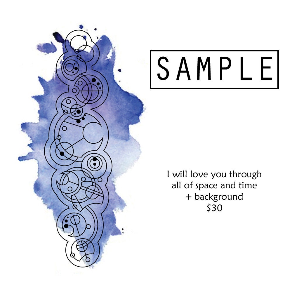 Linear Circular Language Custom Translation Digital File - Etsy