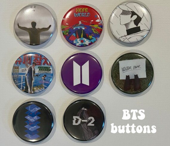 BTS Buttons | Etsy