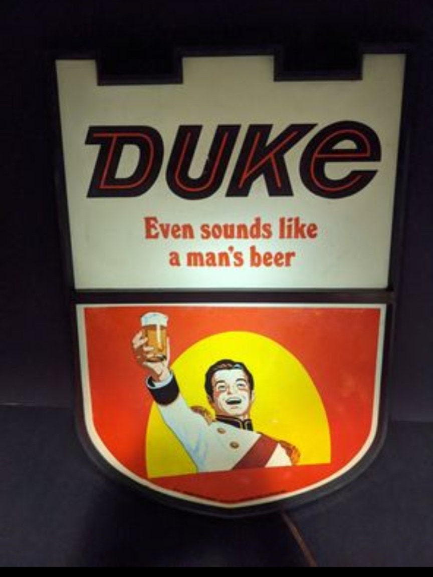 Vintage Duquesne Beer Lighted Sign | Etsy