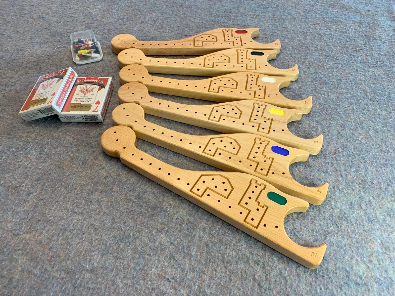 Pegs and Jokers Digital SVG Template in a Scalable Vectors Graphics Digital File Wood Board CNC ...