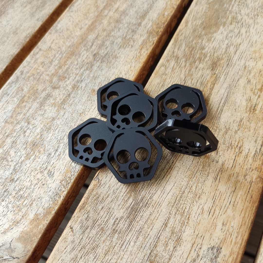 Acrylic Skull Tokens, Role-playing or Board Games, Dead Token Magic ...