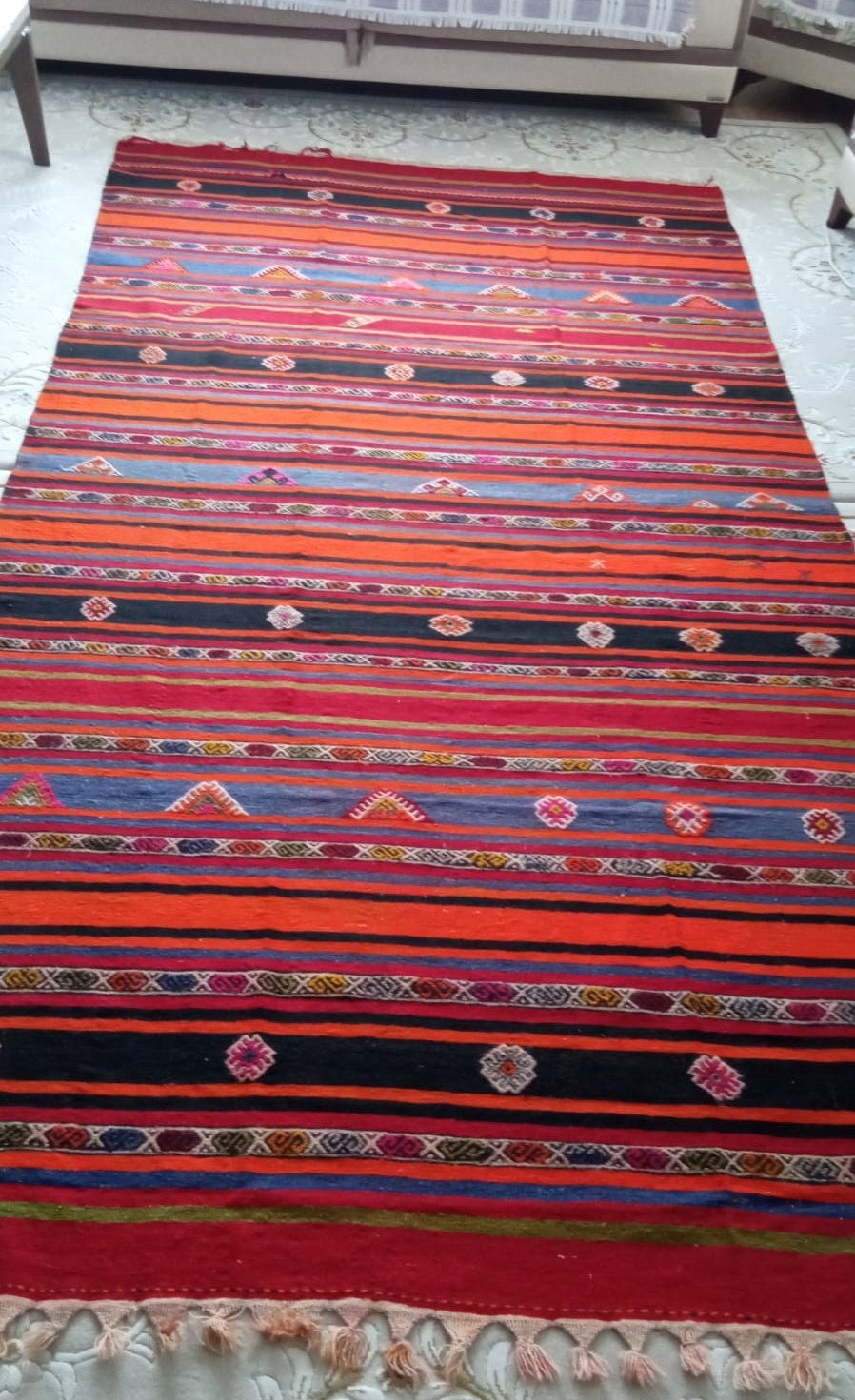 70 Years Bohemian Style Turkish Vintage Rug Authentic - Etsy