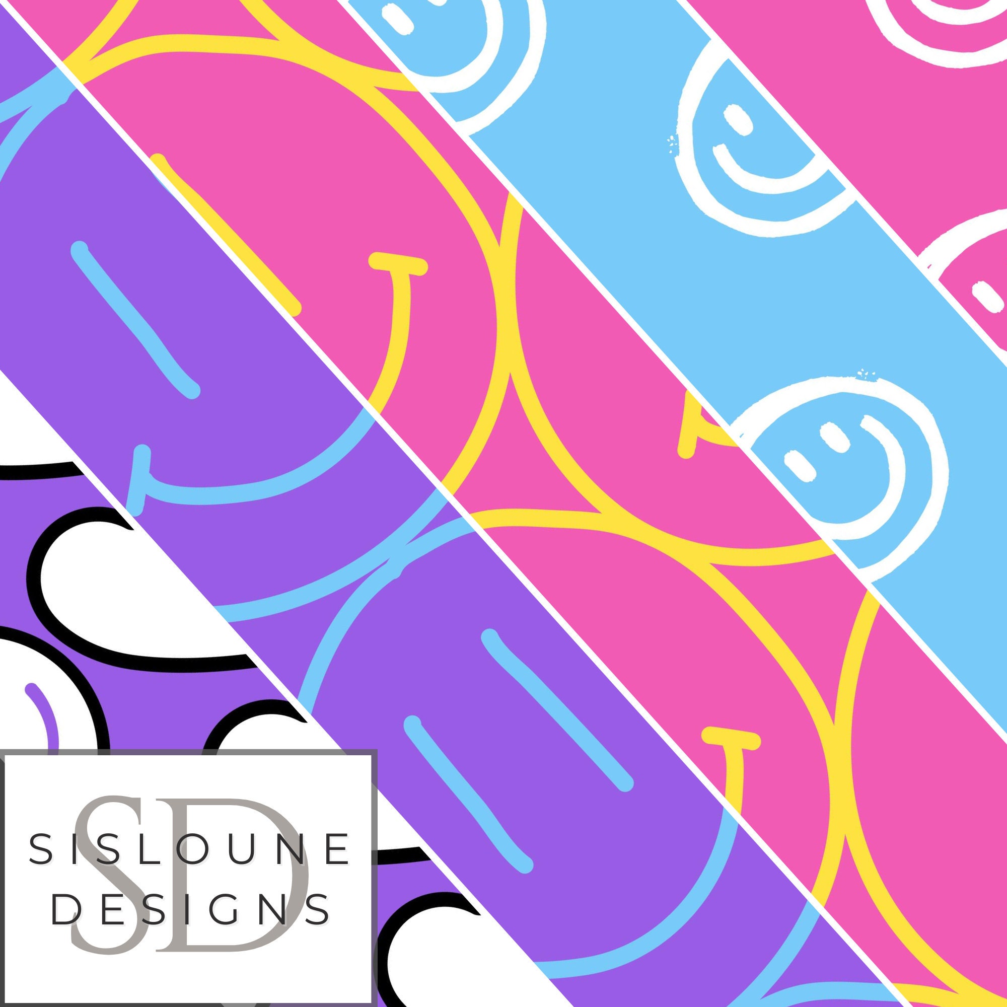 Smiley Face Digital Paper, Digital Paper Pack, Paper Digital, Wrapping ...