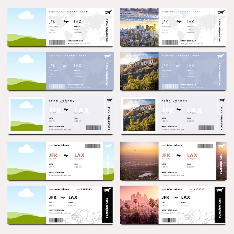 Editable Boarding Pass Template Boarding Pass Canva Template - Etsy Editable Boarding Pass Template Boarding Pass Canva Template - Etsy