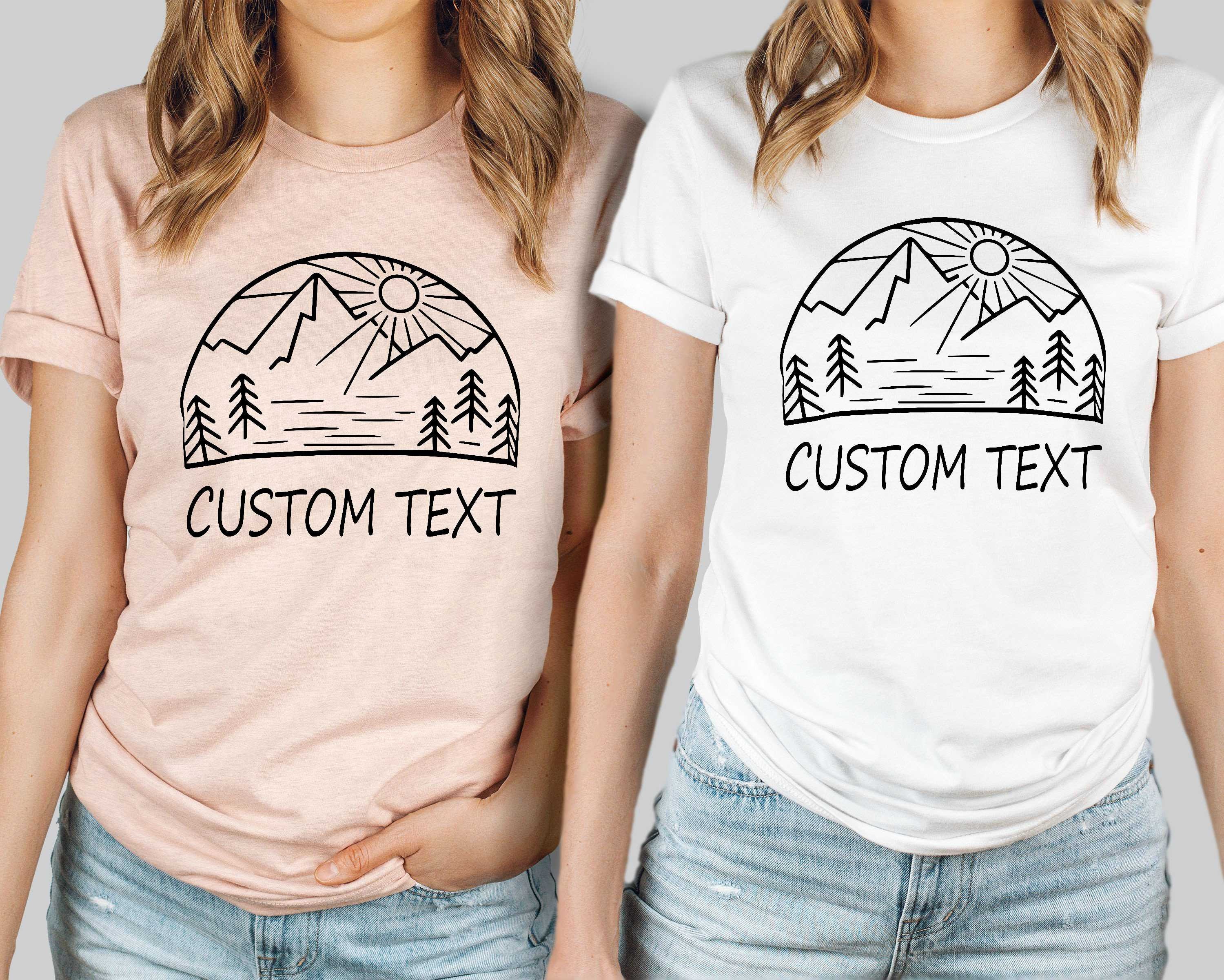 Custom Adventure Shirt: Personalized Camping & Hiking Tee - Etsy