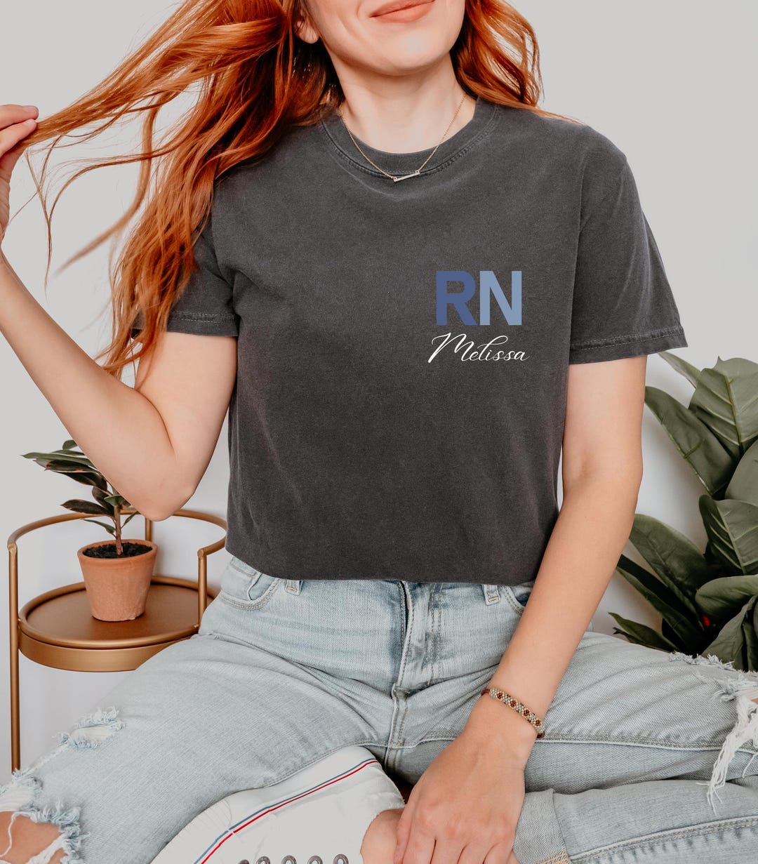 Custom RN Pocket Shirt: Personalized Nurse Apparel - Etsy