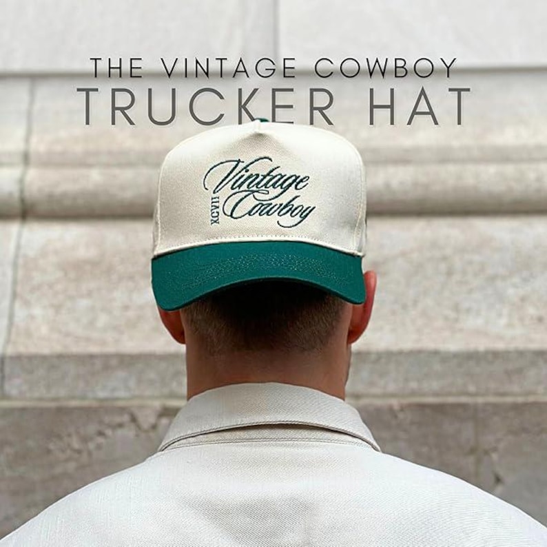 Vintage Cowboy | Green - Etsy