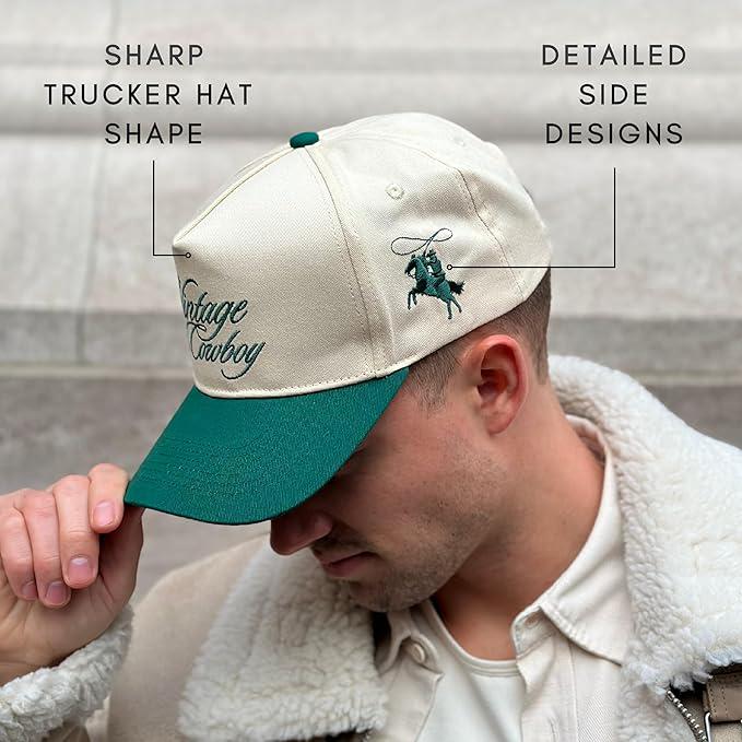 Vintage Cowboy | Green - Etsy