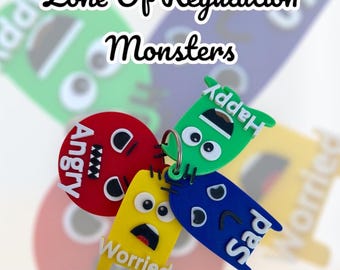 Zones of Regulation Flashcards – Perfect for Lanyards & Keyrings - Etsy UK