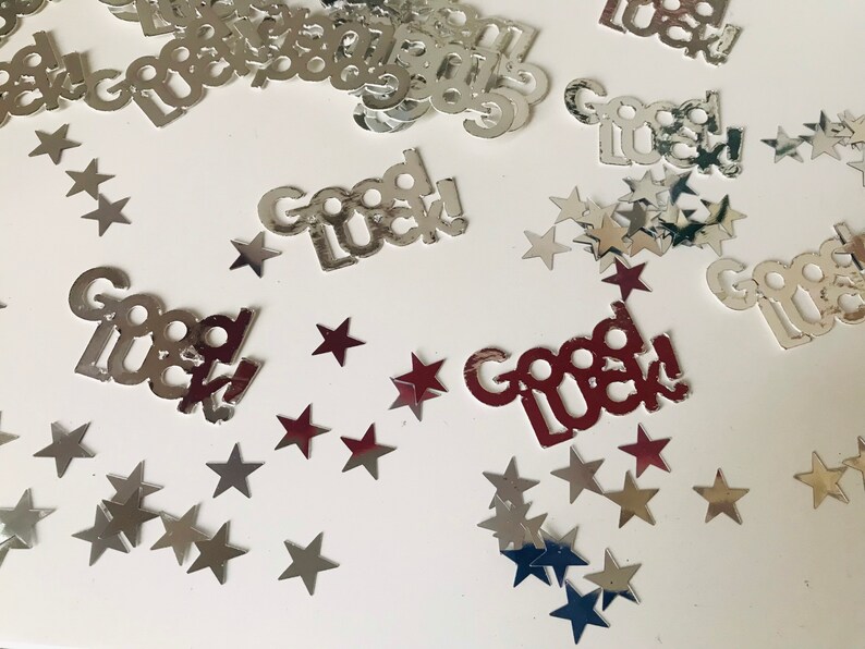 Good Luck Farewell Table Sprinkle Table Confetti - Etsy UK