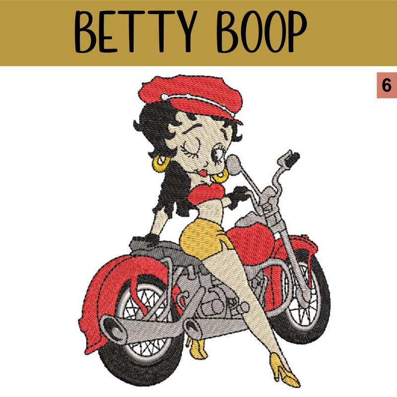 Betty Boop Biker - Etsy