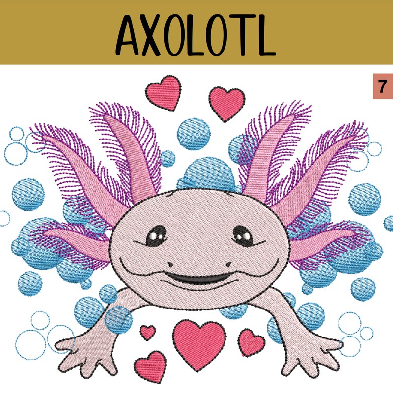 Axolotl Patch - Etsy