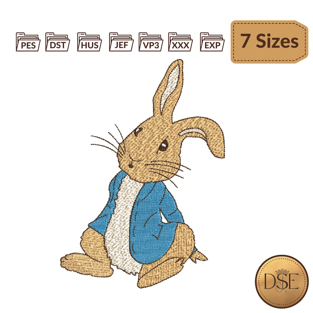 Peter Rabbit Baby Embroidery Design - Etsy