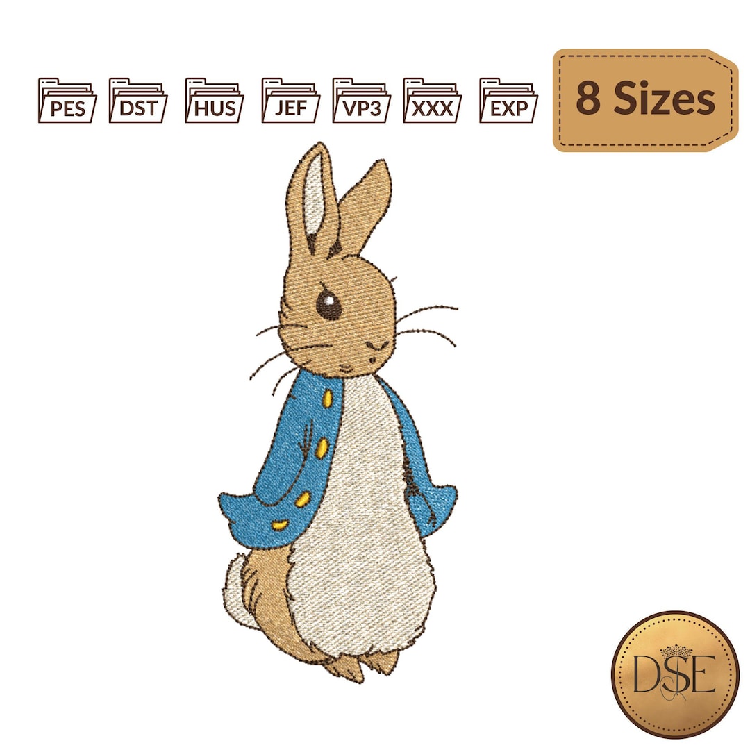 Peter Rabbit Embroidery Design - Etsy