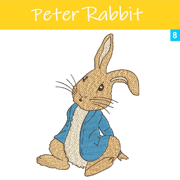 Peter Rabbit Embroidery Design - Etsy
