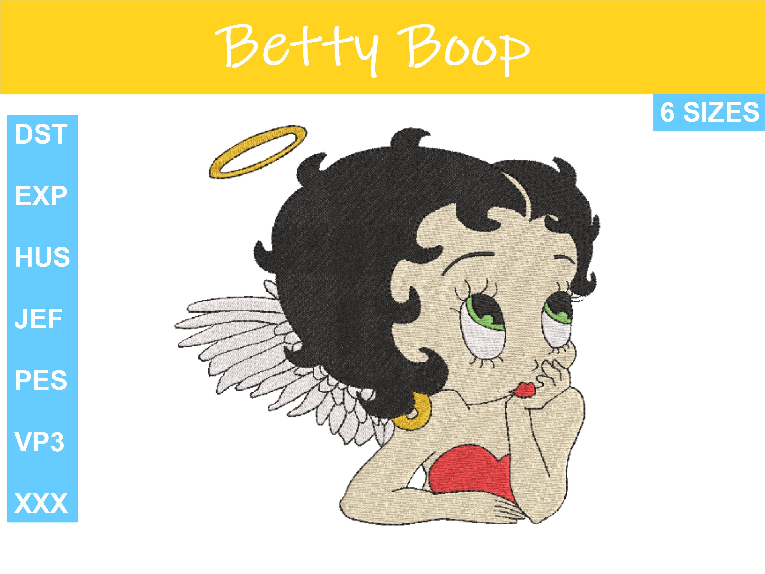 Black Betty Boop Angel