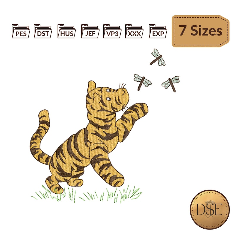 Tigger Embroidery Design Files - Etsy