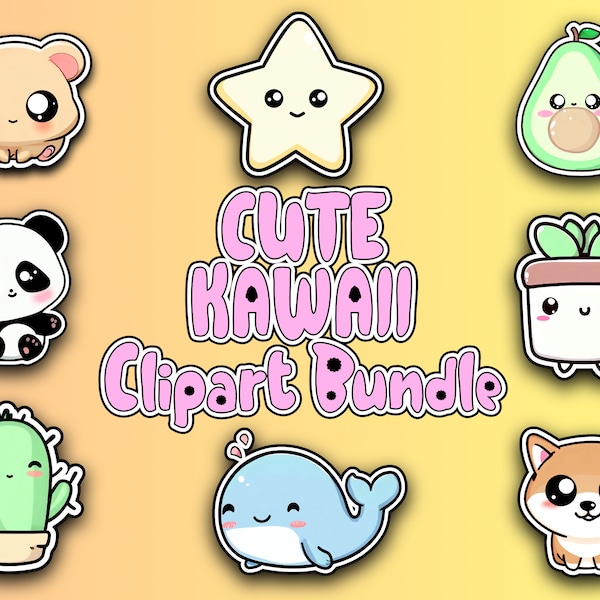 Kawaii Sticker - Etsy