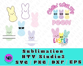 Peeps Outline Svg - Etsy