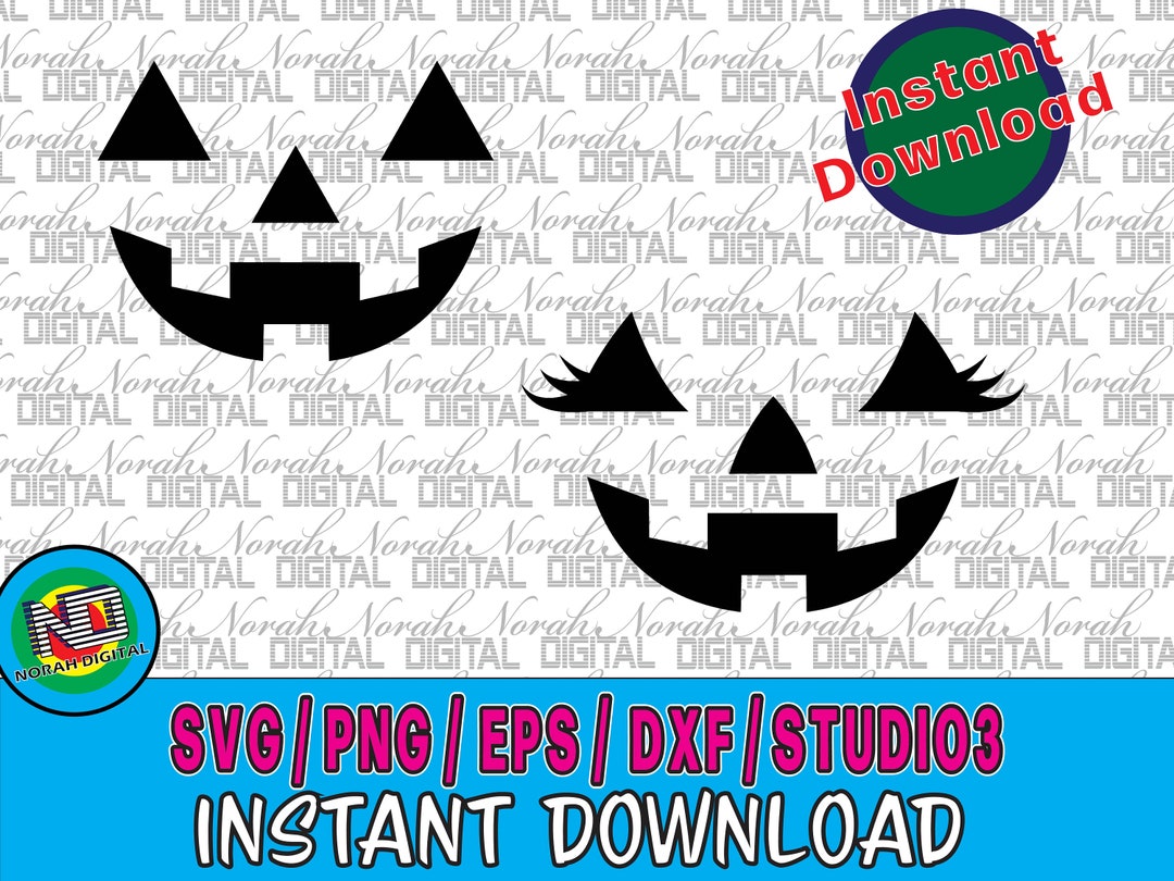 Holiday Clip-art / Halloween Smiling Carved Pumpkin Faces / Jack-o ...