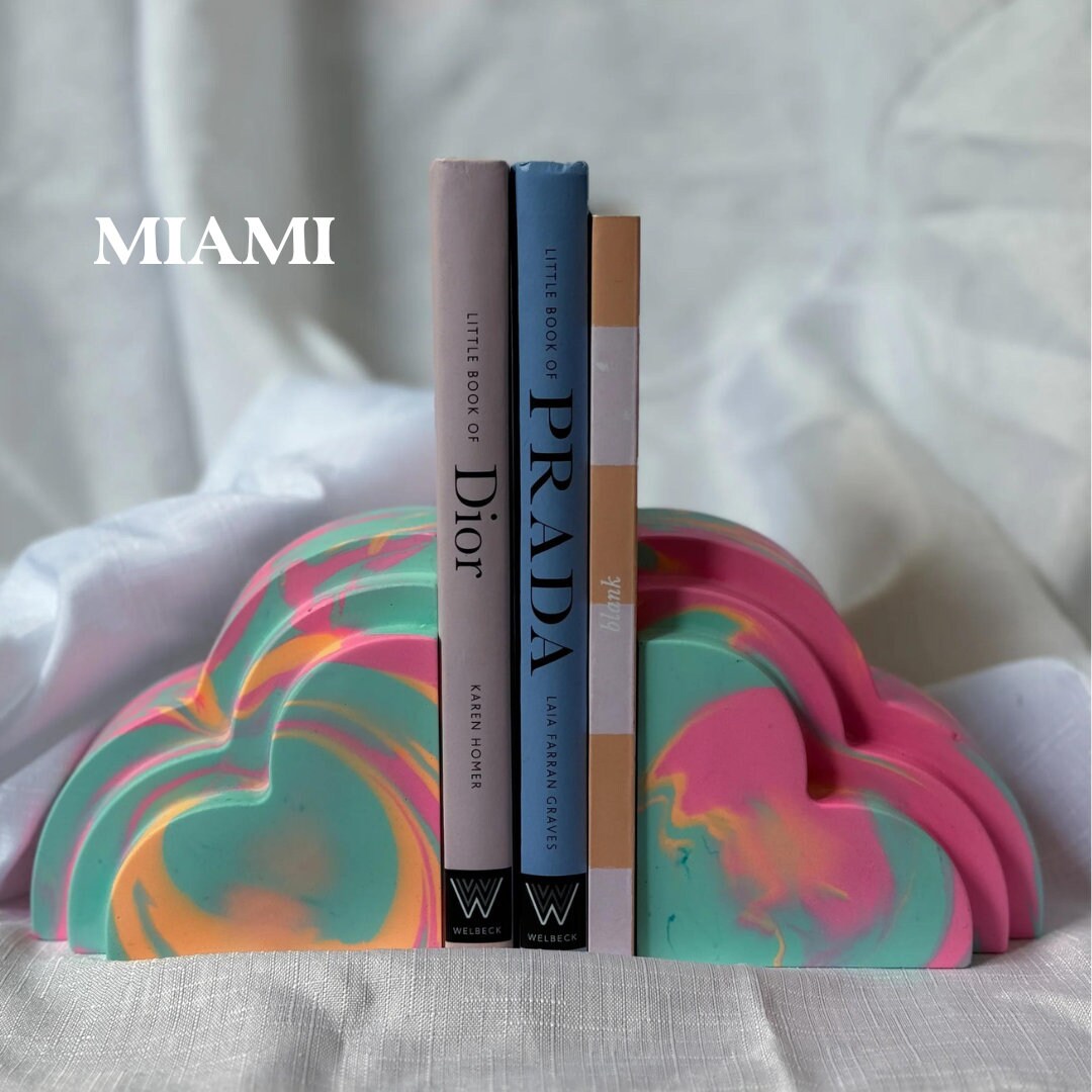 Luxe Large Bookends/book Lover/book Nook - Etsy