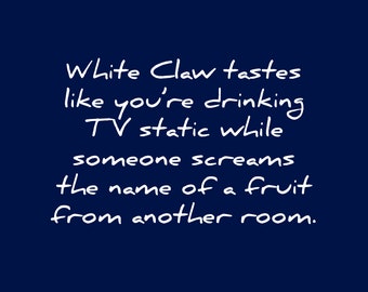 White Claw Sticker | Etsy