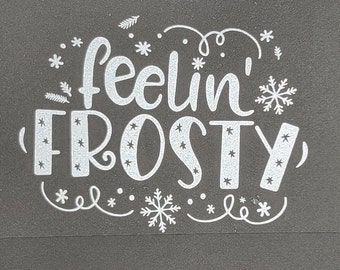 Frosty Decal - Etsy