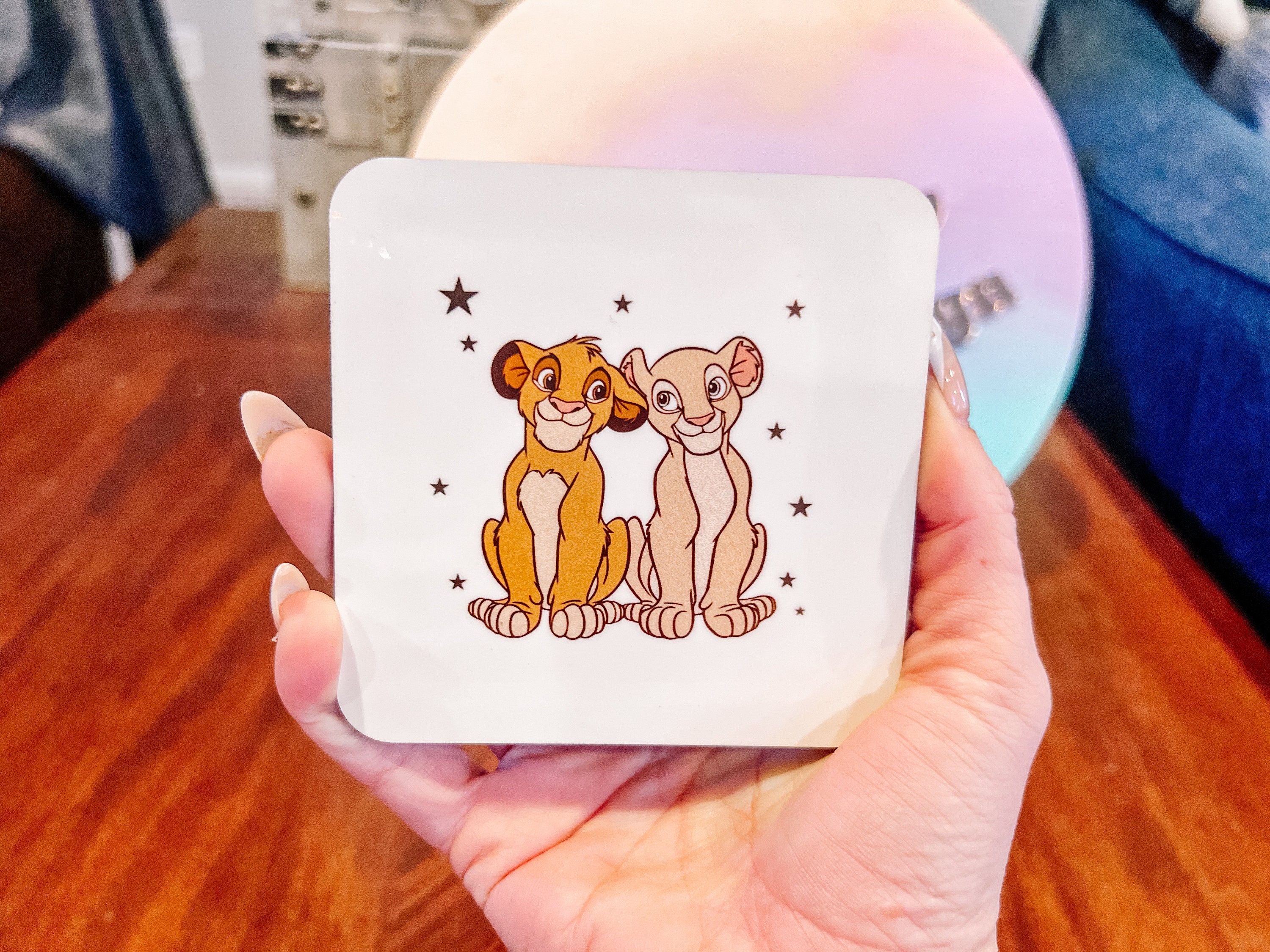 Lion King Coasters, Set of 1, 2 or 4, Disney Home Decor, Simba 90s ...