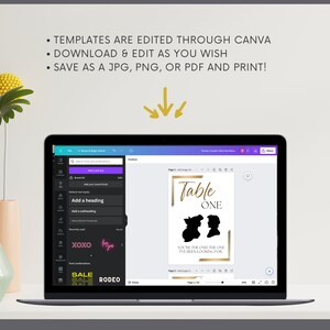 Editable Fairytale Storybook Wedding Table Numbers, Printable Table ...