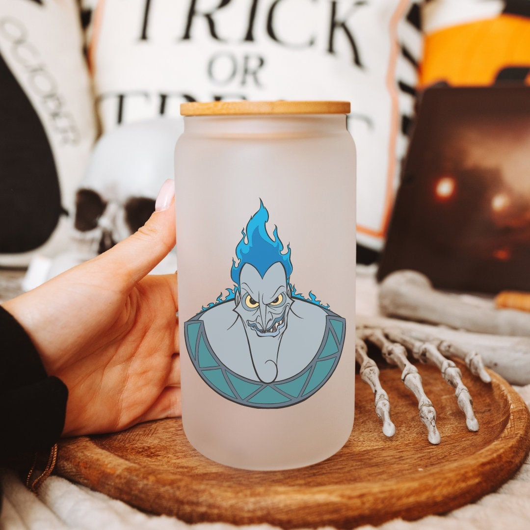 Hades Glass Cup, Hercules Magical Coffee Cup, Disney Movie Glassware ...