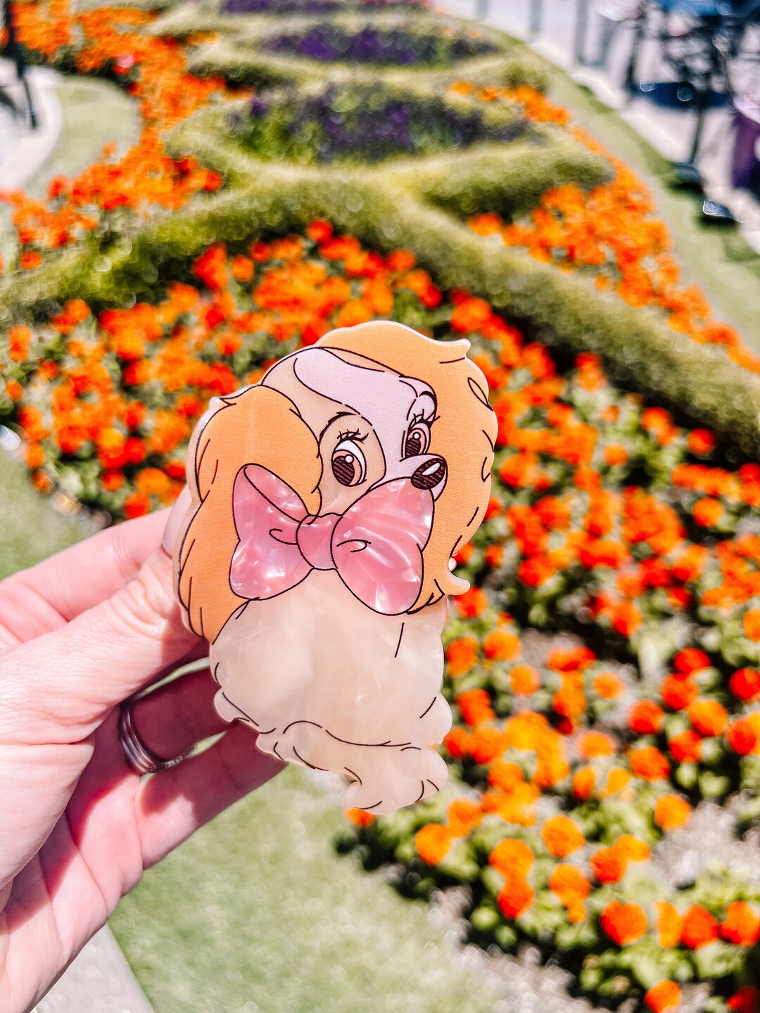 Lady Claw Clip, Magical Hair Accessory, Lady and the Tramp Disney Dog ...