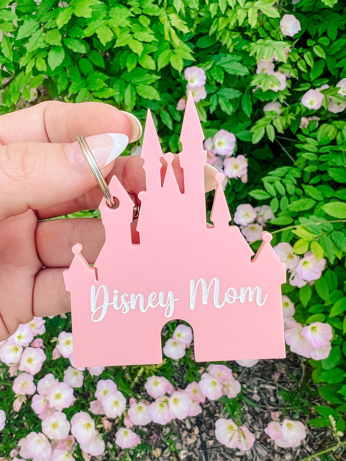 Disney Castle Keychain Pastel Personalized Disney Keychain - Etsy