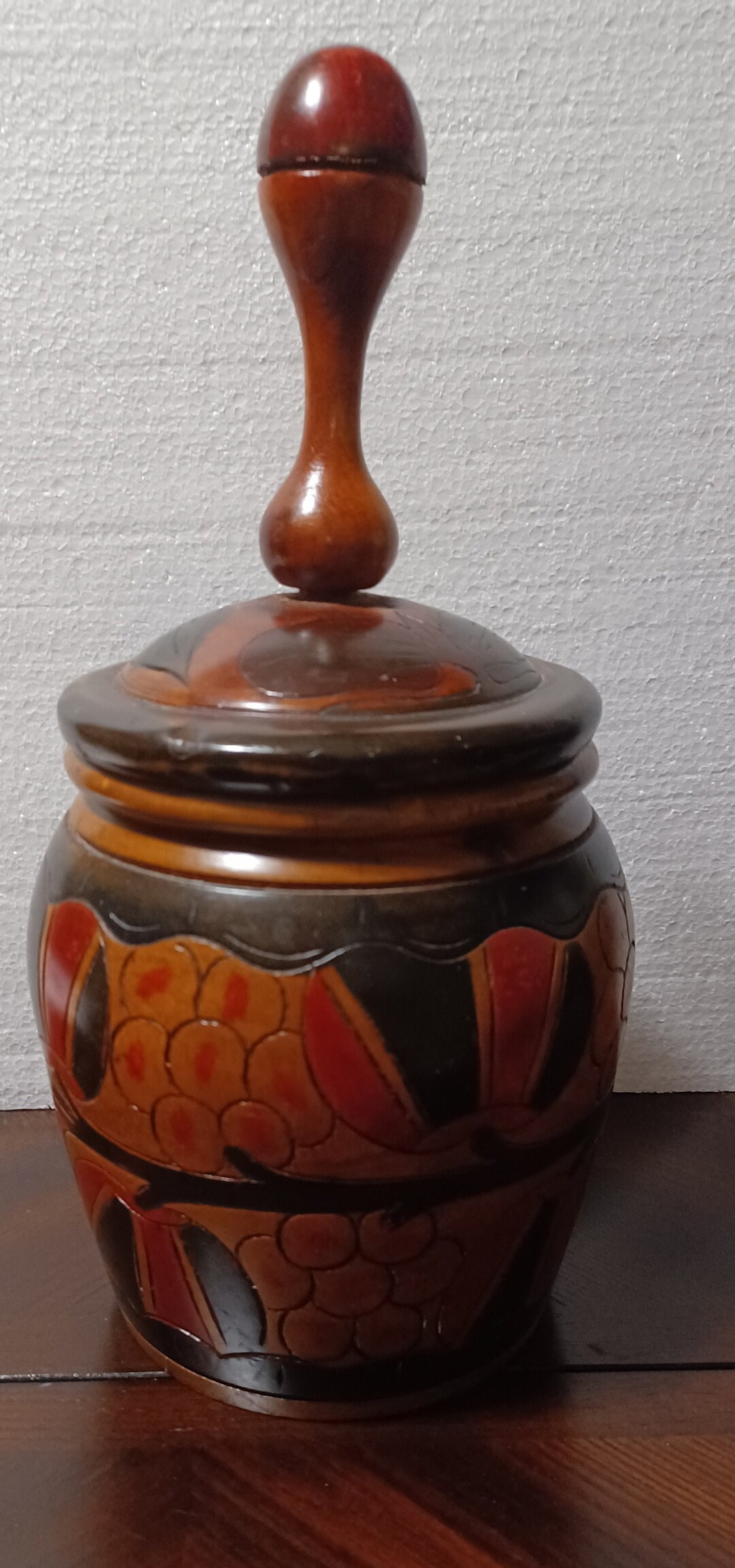 Hand-carved Wooden Urn - Etsy