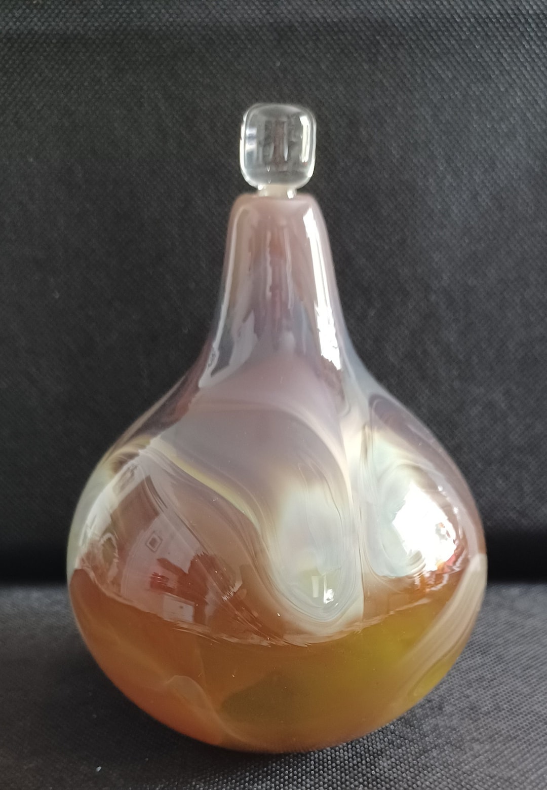 Stunning Glass Opaque Perfume Bottle - Etsy