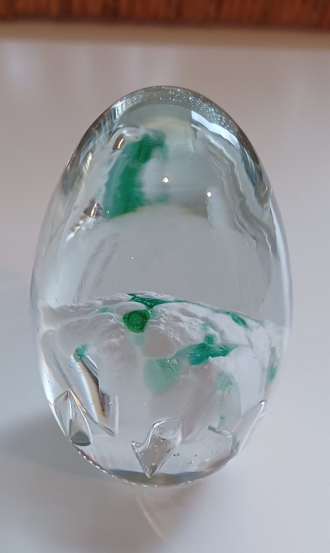 Glass Paperweight - Signed - Etsy