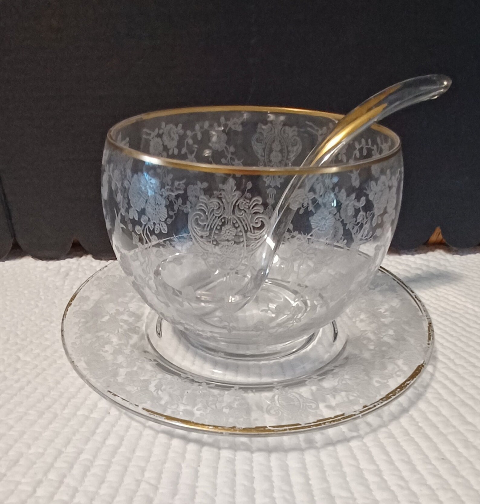 Cambridge Rose Point Serving Set - Etsy