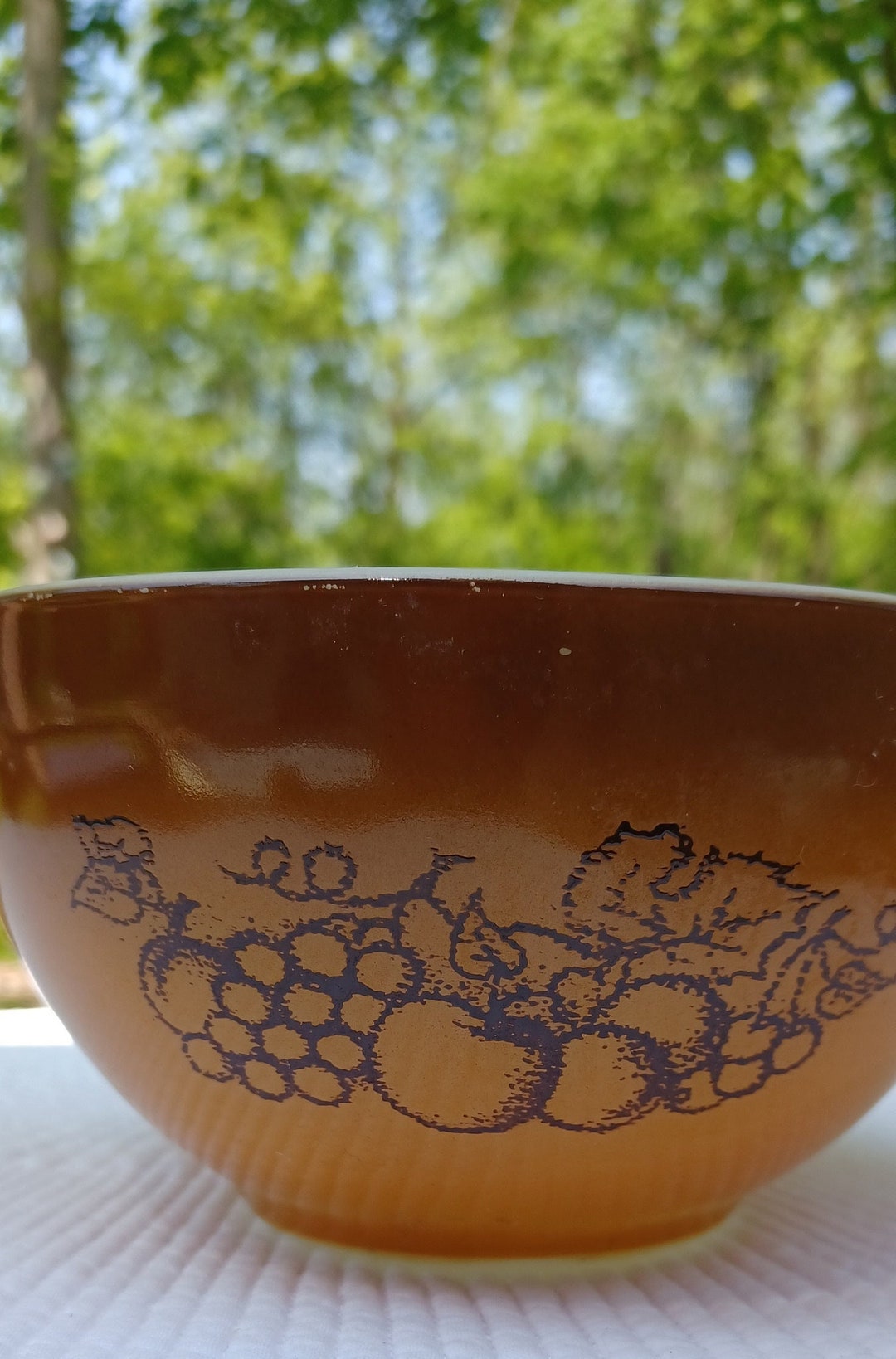 Pyrex Old Orchard Mixing Bowl - Etsy