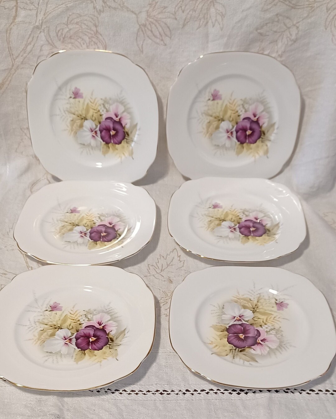 Royal Vale Dessert Plates Set of 6 - Etsy