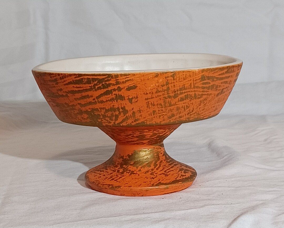 Mccoy Pottery Orange Dish - Etsy