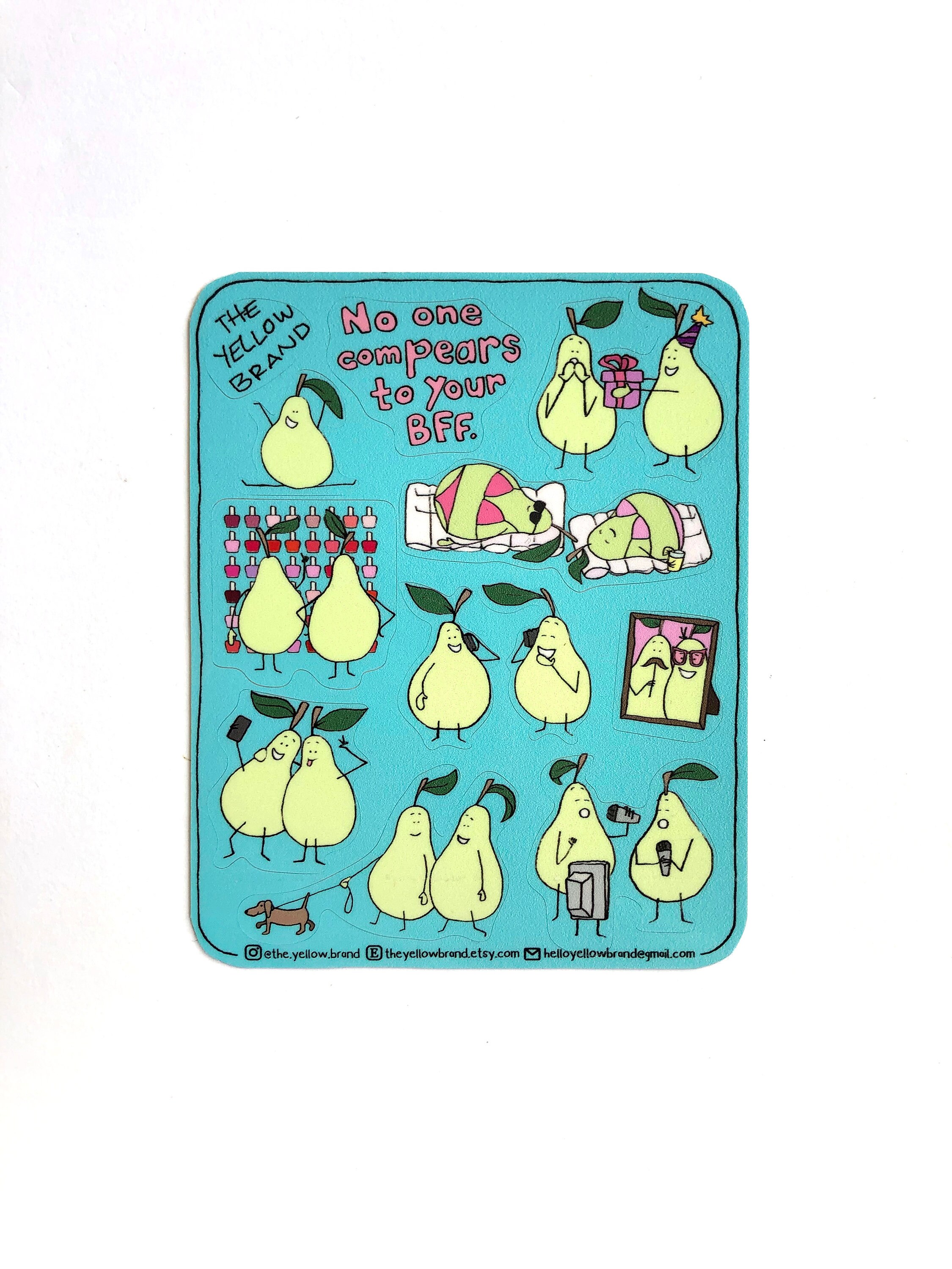 Happy Stuff Sticker Sheets - Etsy