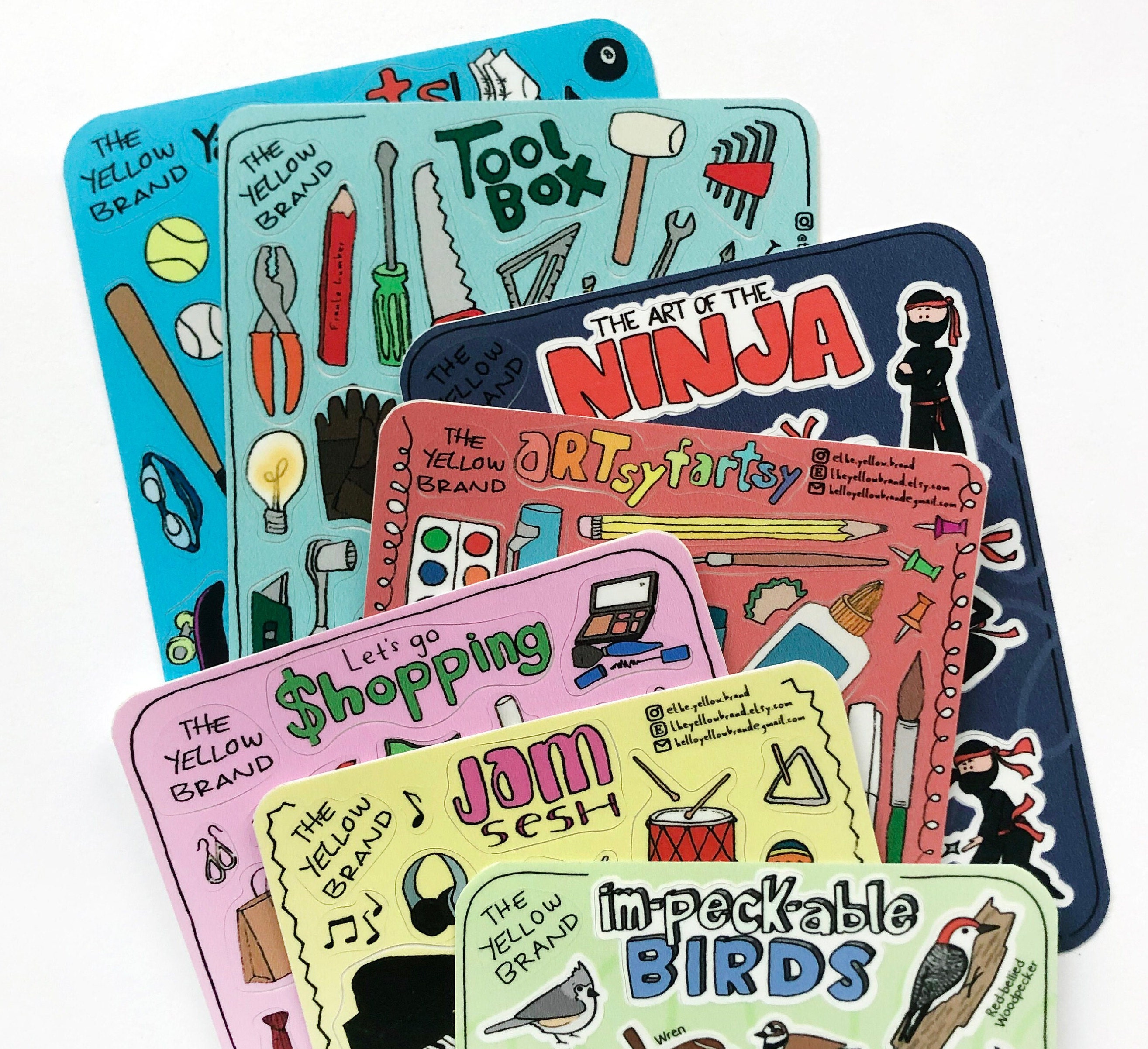 Hobbies Sticker Packs - Etsy