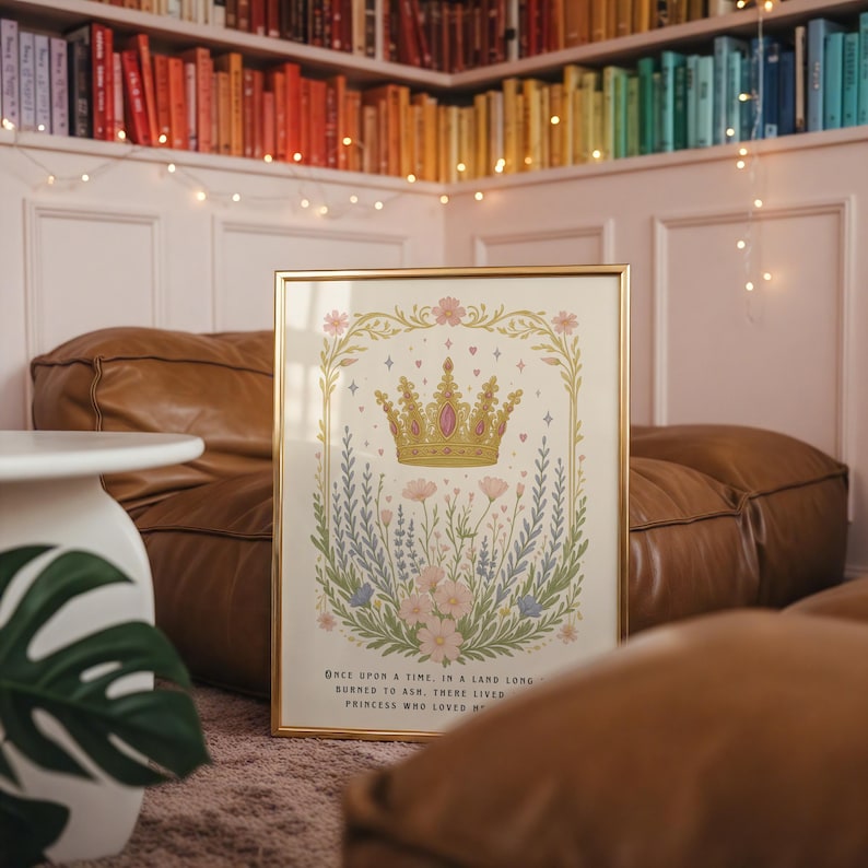 Once Upon a Time TOG Print, Bookish Wall Art, Fantasy Book Quote ...