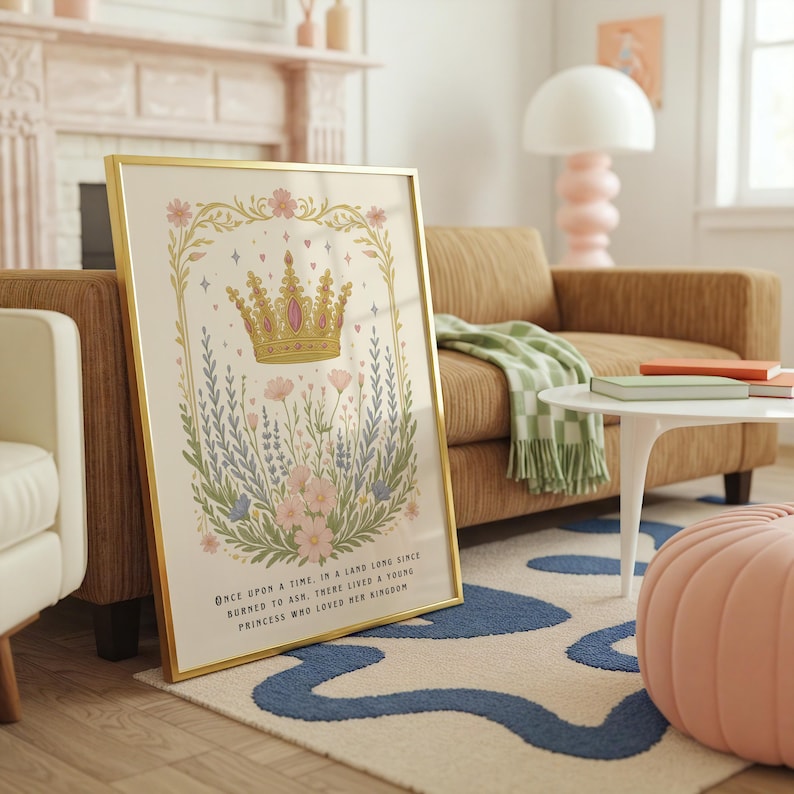Once Upon a Time TOG Print, Bookish Wall Art, Fantasy Book Quote ...