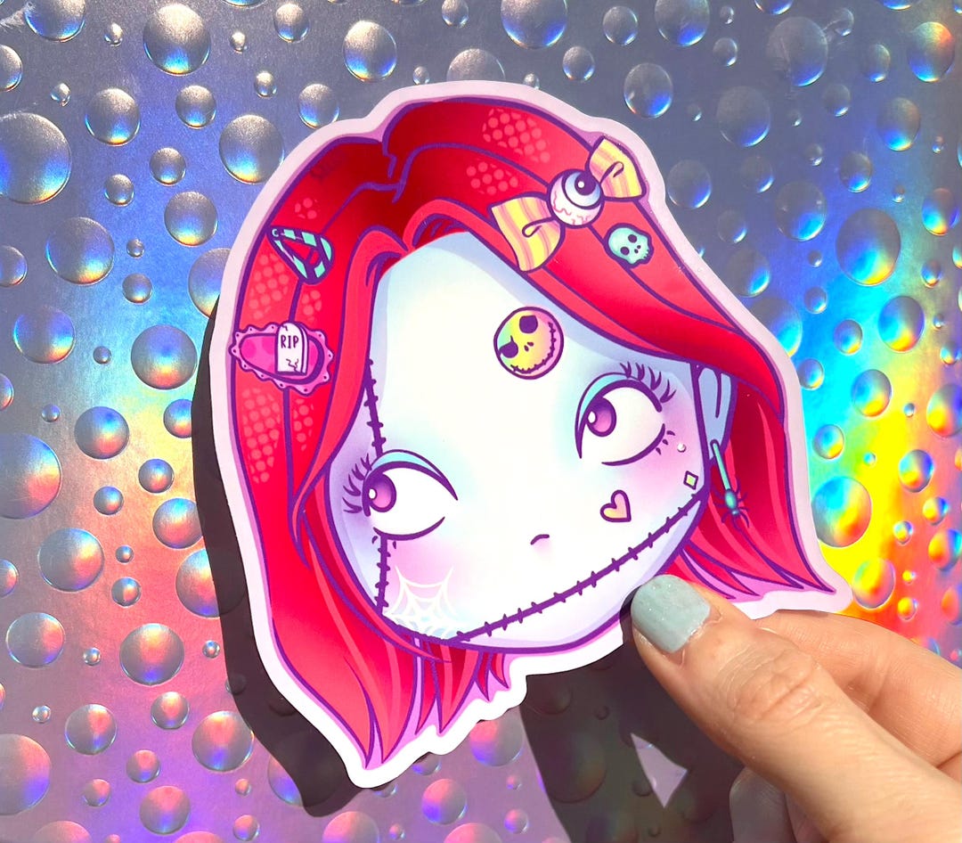 Sally Nightmare Before Christmas Kawaii Decora Vinyl Sticker | Laptop ...