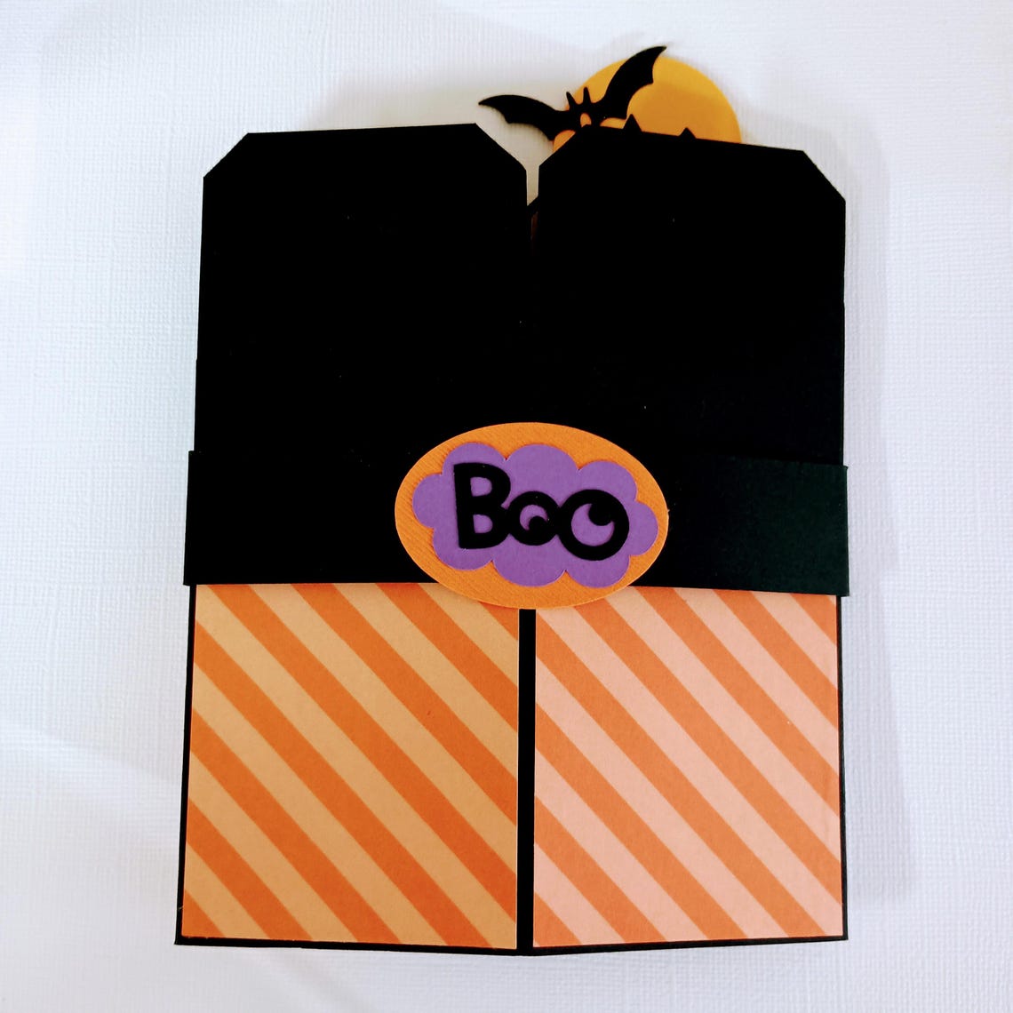 Happy Halloween Card, Ghosts Card, Halloween Box Card, Handmade 3D Box ...