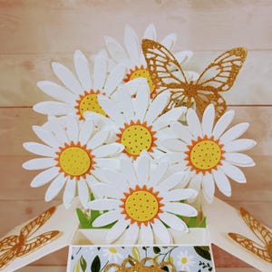 Happy Mother's Day Card, Handmade Daisy Box Card, Happy Mother's Day ...