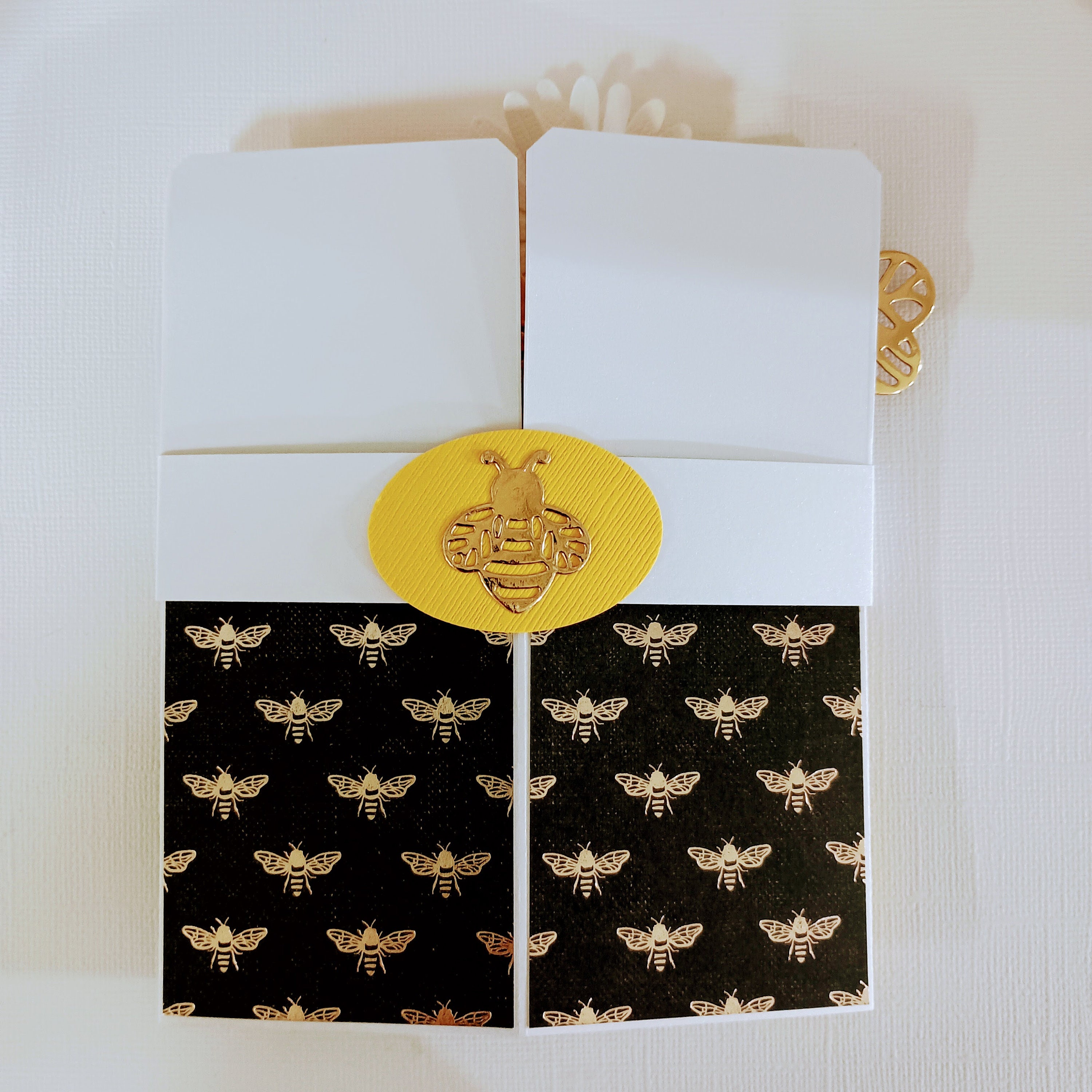 Happy Birthday Card, Bee Box Card, Handmade 3D Box Pop up Greeting Card ...